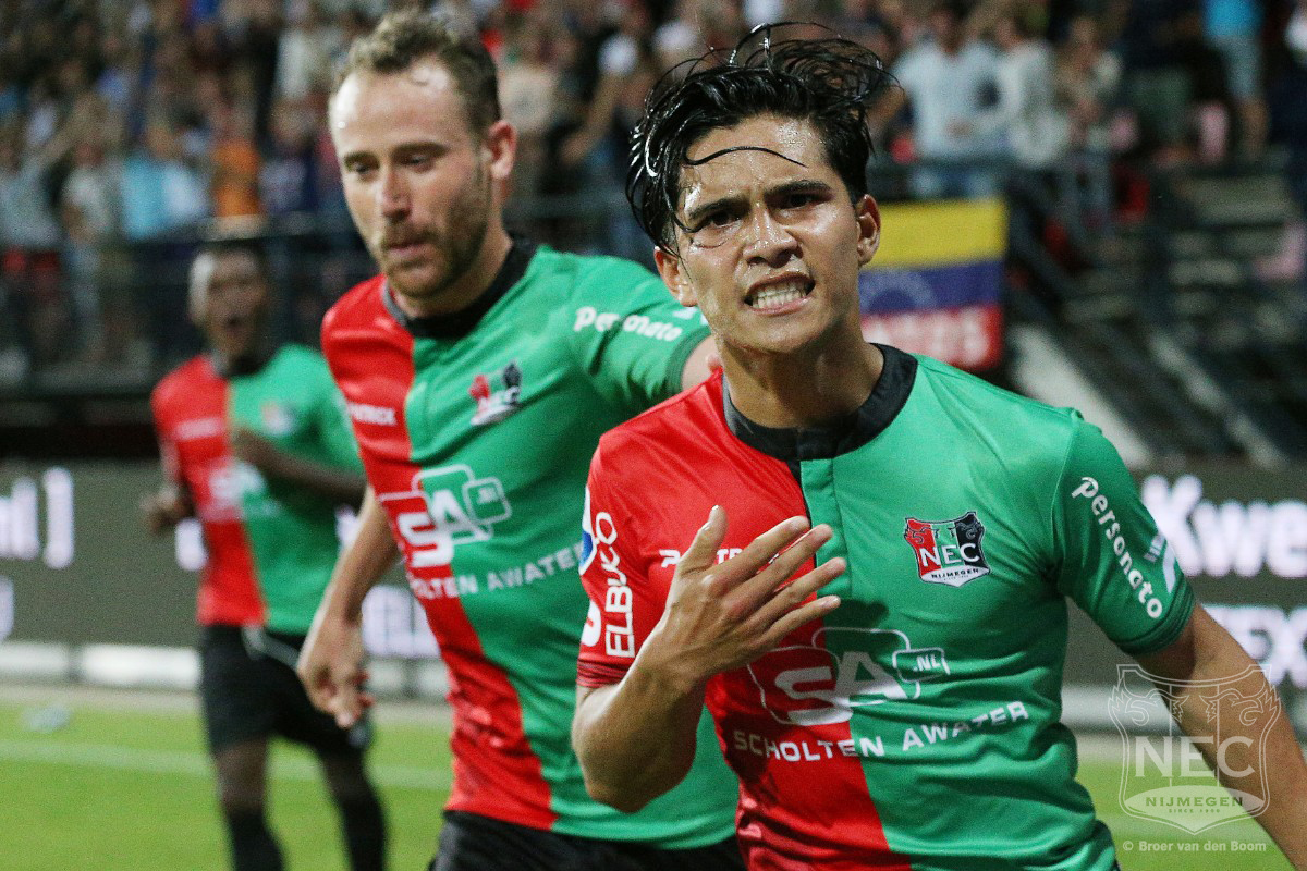 N.E.C. - N.E.C. viert rentree in Eredivisie met overwinning