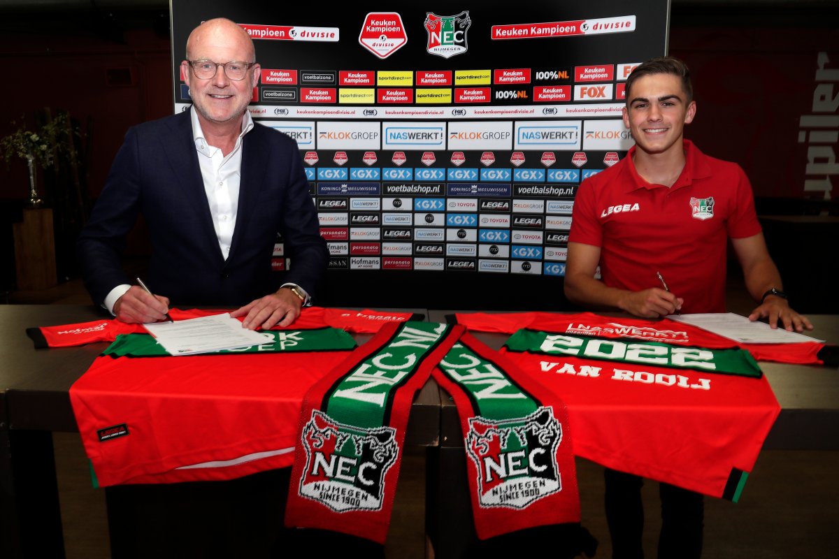 N.E.C. - N.E.C. verlengt contract Bart van Rooij