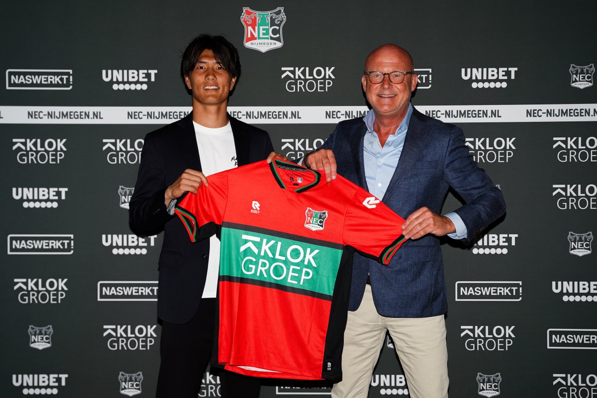 N.E.C. - N.E.C. versterkt zich met spits Koki Ogawa