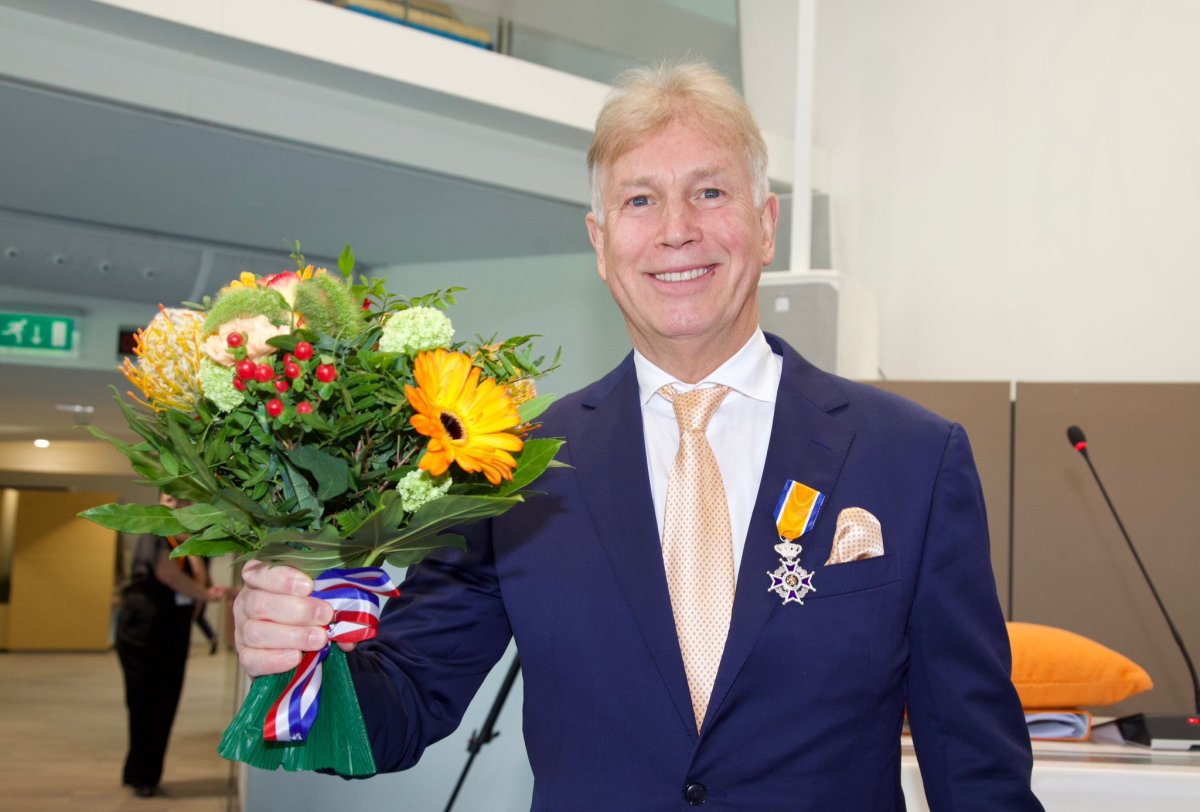 N.E.C. - Marcel Boekhoorn benoemd tot ridder in de Orde van Oranje Nassau
