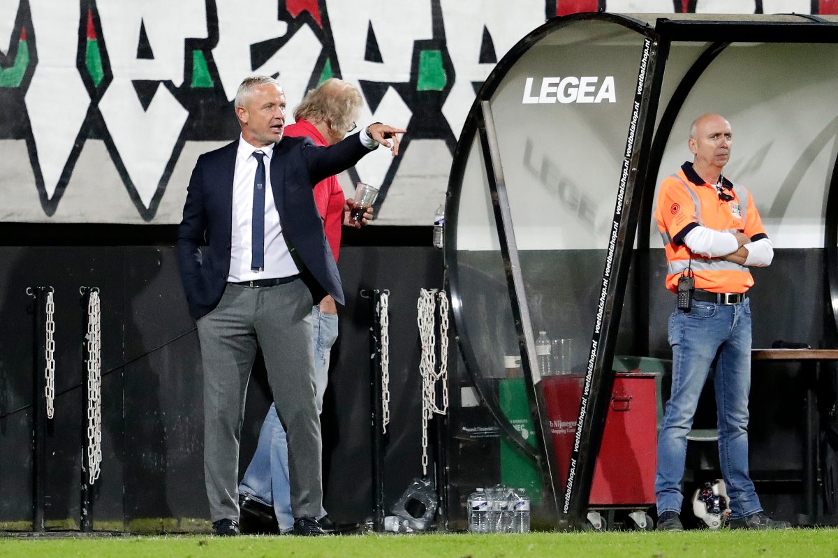 N.E.C. - Jack de Gier: ‘Het voetbal van Almere is van een hoog niveau.'