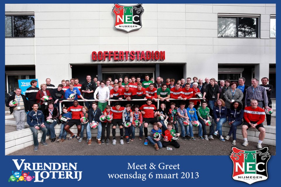 N.E.C. - Meet& Greet VriendenLoterij en N.E.C. ook dit jaar weer groot ...