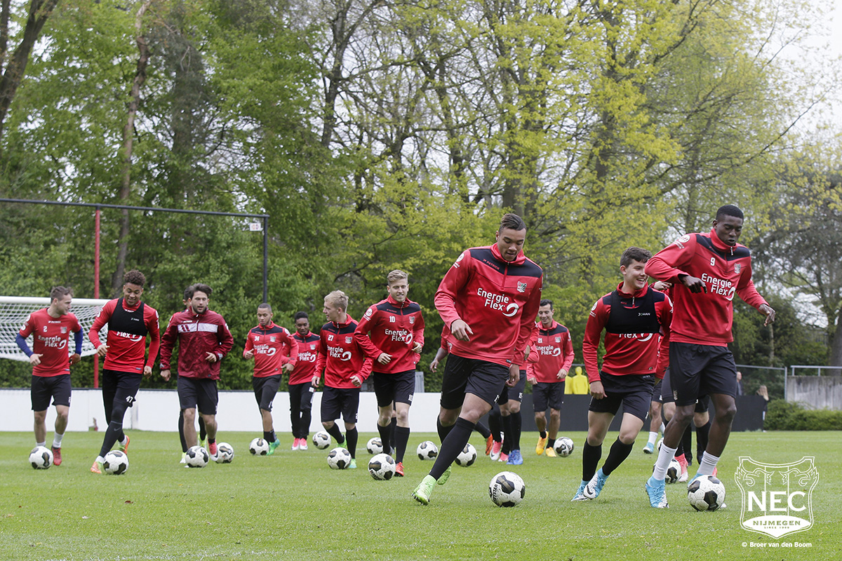 N.E.C. - Wijzigingen trainingsprogramma