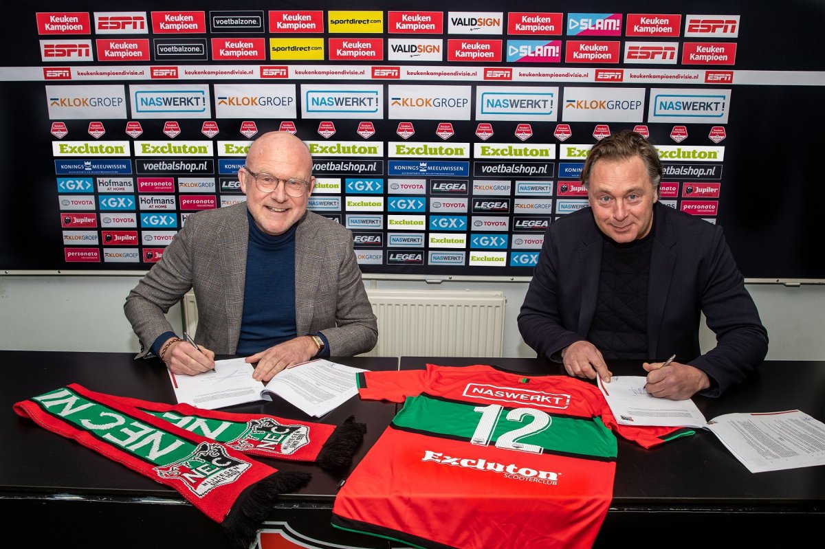 N.E.C. - Excluton nieuwe shirtsponsor N.E.C.