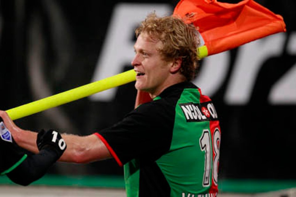 N.E.C. - Gelijkspel tegen Heracles Almelo: 1 - 1