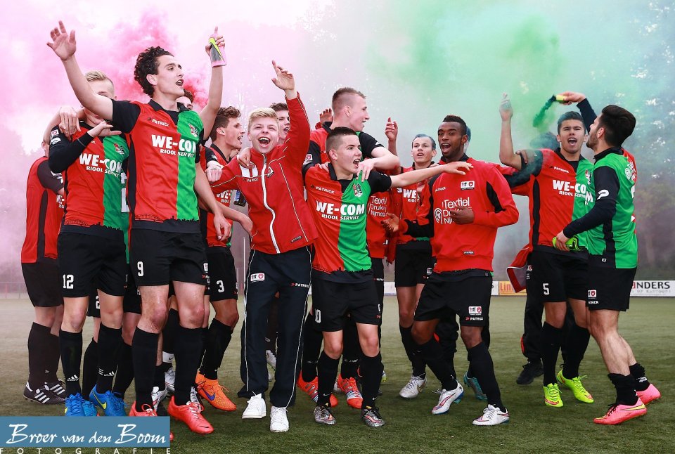 N.E.C. - N.E.C./FC Oss B1 kampioen! (+ foto's)